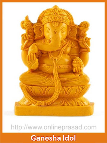 Lambodar Ganesha Idol – OnlinePrasad.com